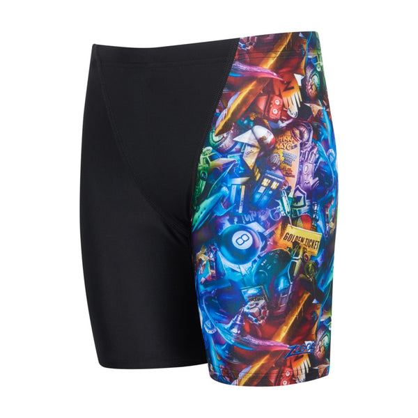 Zoggs BOYS REFLECTION PRINT MID LENGTH SWIMMING JAMMER - SPORTFIRST ...