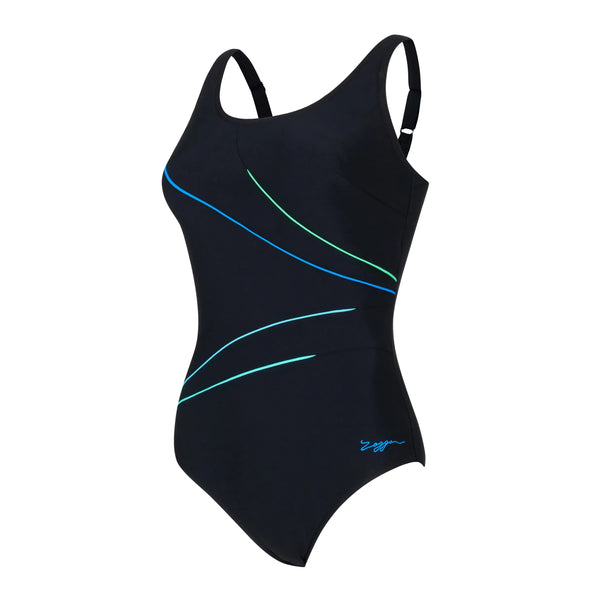 Zoggs Adjustable Macmasters Scoopback Swimsuit. Mystic - SPORTFIRST ...