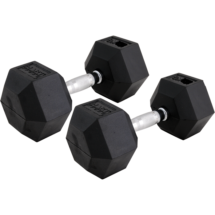 Hart Rubber Hex Dumbell 4kg Pair - SPORTFIRST NAMBUCCA