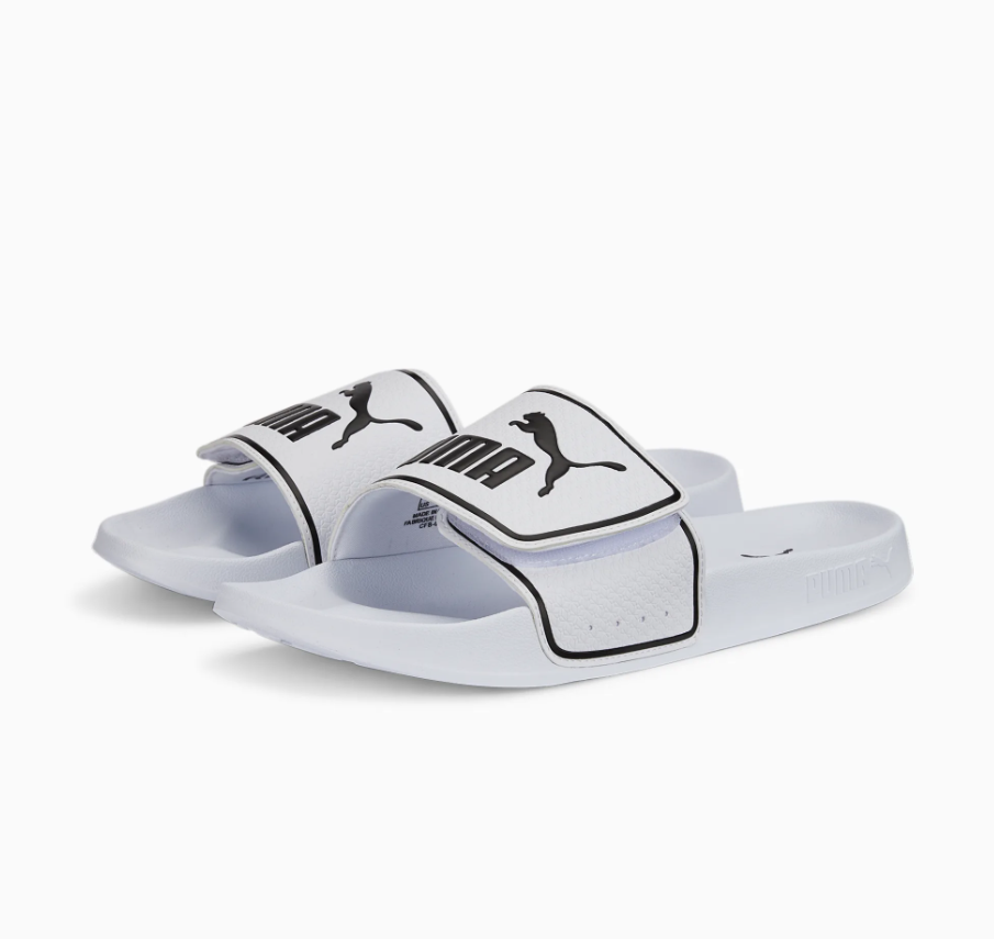 Puma Leadcat 2.0 V Slides. white/black - SPORTFIRST NAMBUCCA